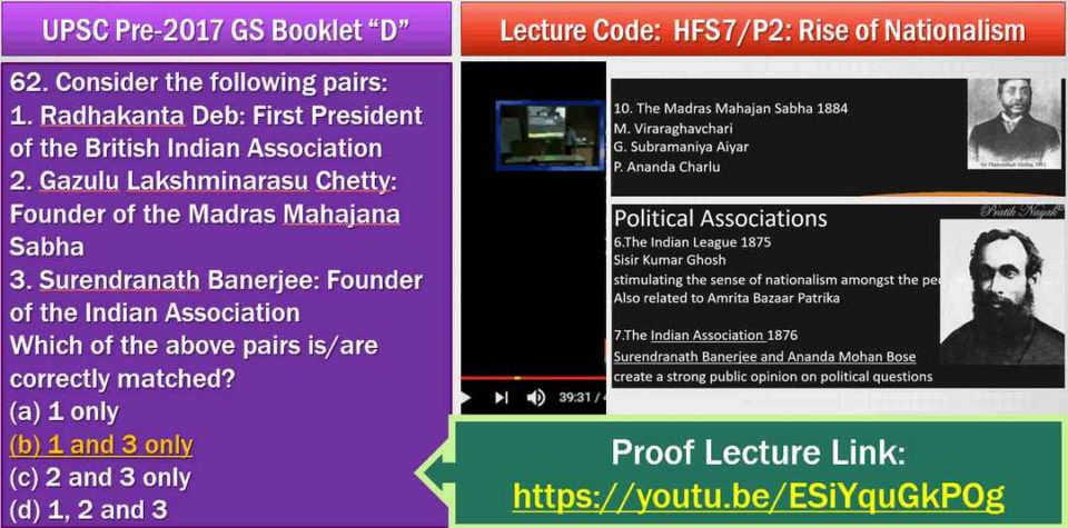 Prelim-2017 Answerkey: History, Culture, Indus Valley Horse & Science Tech